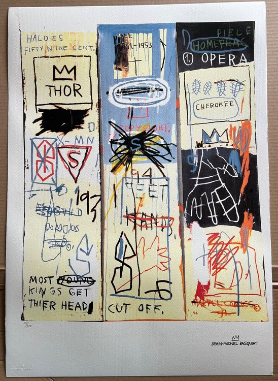 Jean-Michel Basquiat: Chales The First 112/300 (Neu (gemäss Beschreibung)) in Basel für CHF 30 ...