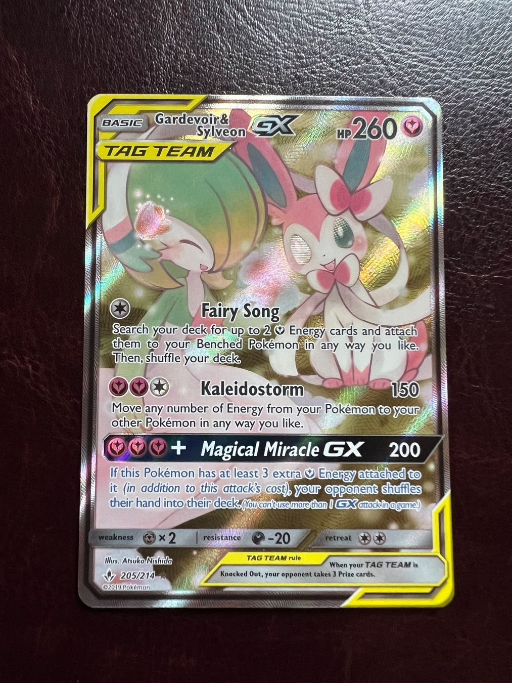 POKEMON TCG 2019 SM UNBROKEN BONDS GARDEVOIR & SYLVEON GX (Gebraucht) in Locarno für CHF 305 ...