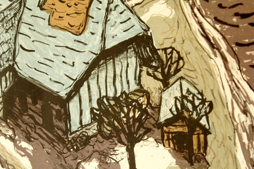 FRED STAUFFER (Swiss, 1892-1980) Bauernhaus, Lithographie (Gebraucht) in Bern für CHF 95 – mit ...