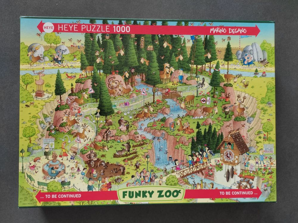 Heye, Funky Zoo, Marino Degano, Black Forest Habitat, 1000 T | Kaufen ...