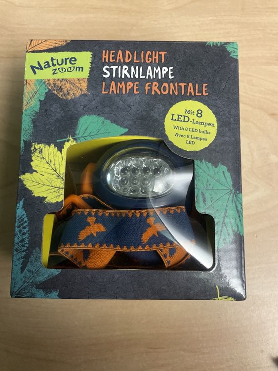 LED Stirnlampe Nature Zoom, 8 LEDs,verstellbar/Spiegelburg (Neu und originalverpackt) in ...