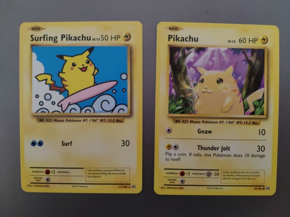 Pokemon Surfing Evolution Pikachu non holo nm | Kaufen auf Ricardo