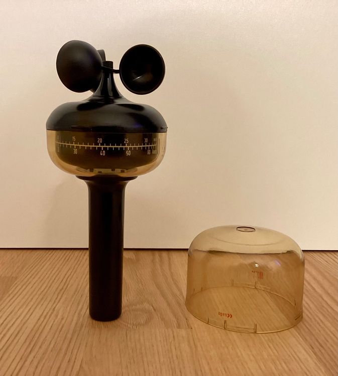 Windmesser, Anemometer von Deuta mit Haube Made in Germany (Gebraucht ...