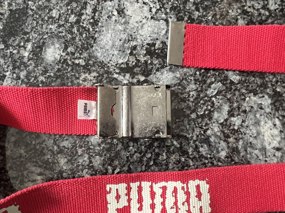 Puma Textil-Gurt rot-weiss 115 cm (Neu (gemäss Beschreibung)) in ...