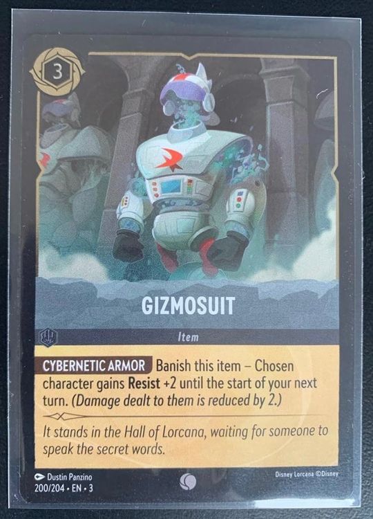 Lorcana Disney - GIZMOSUIT 200/204 FOIL EN 3 - Common (Gebraucht) in ...