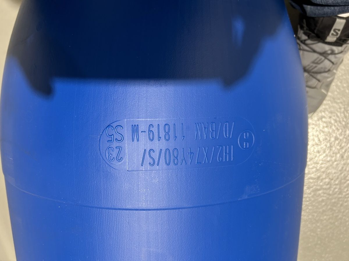 10 Stück Kunststoff Fass blau 60Liter Hersteller Mauser (Gebraucht) in ...