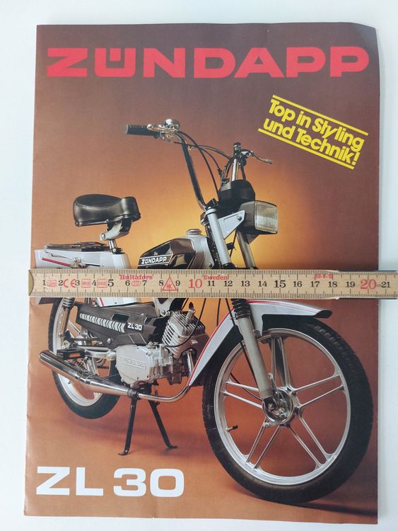 Prospekt Mofa Zündapp ZL30 | Kaufen auf Ricardo