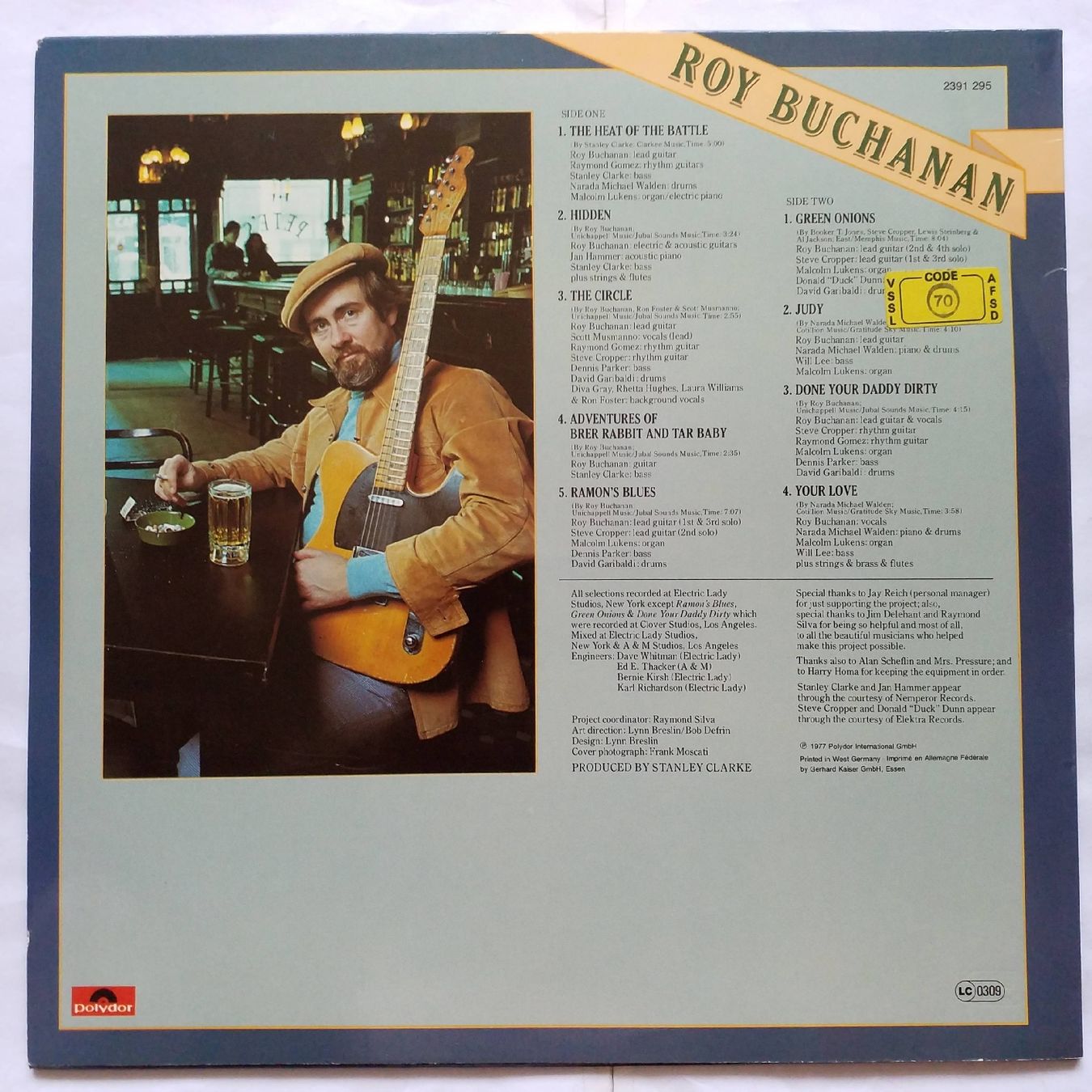 ROY BUCHANAN, loading zone - 1st 1977 press - NEW - (Neu (gemäss Beschreibung)) in Yverdon-les ...