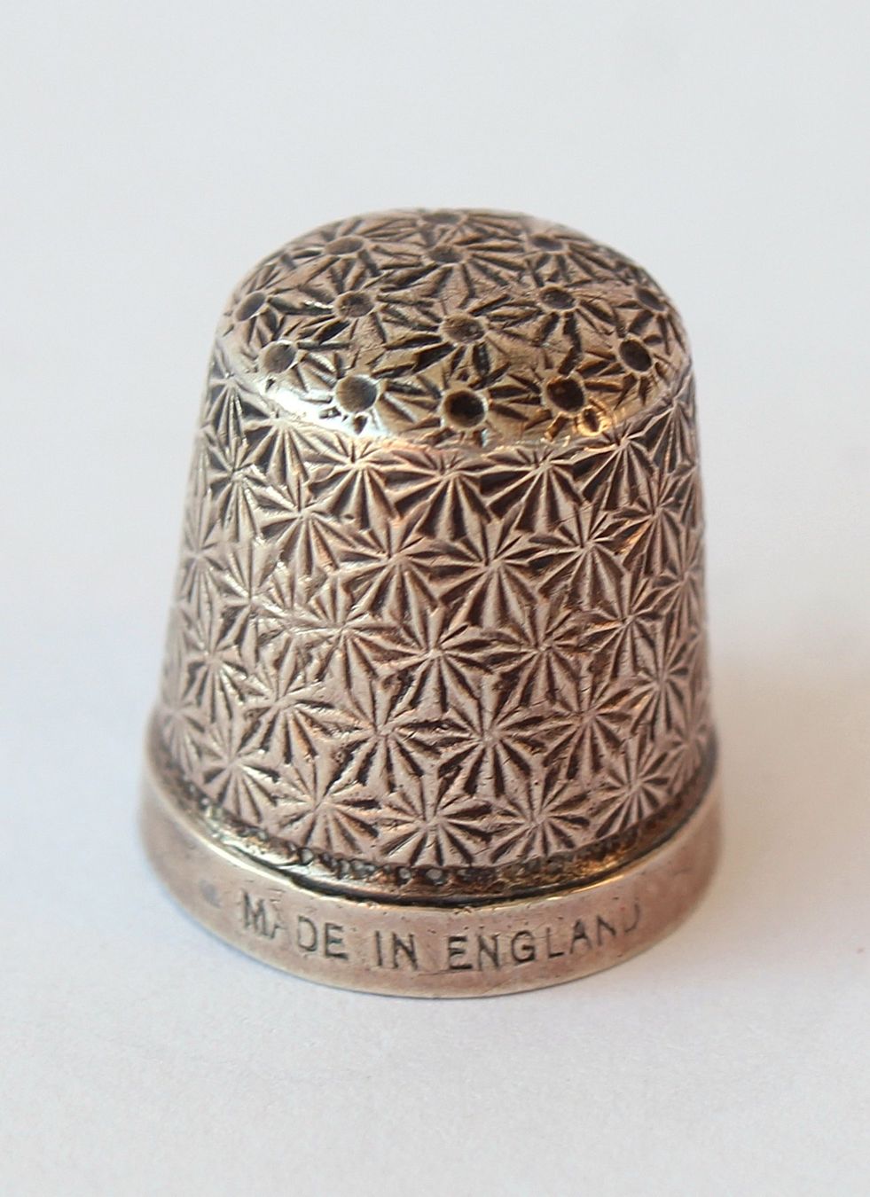 Antiker Englischer Fingerhut Sterling Silber Nr. 17 (Gebraucht) in ...