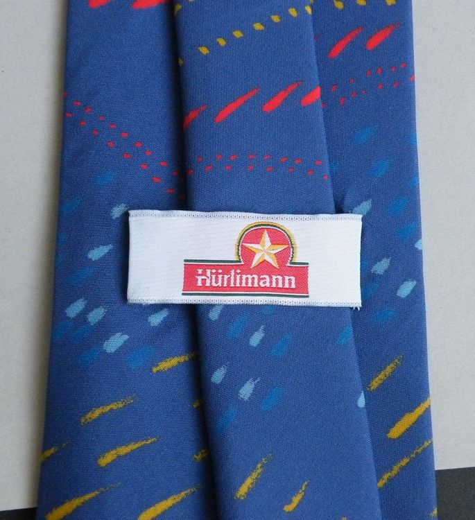 🔴 Brauerei HÜRLIMANN Bier Zürich Krawatte Made in Italy 🔴 (Neu (gemäss ...