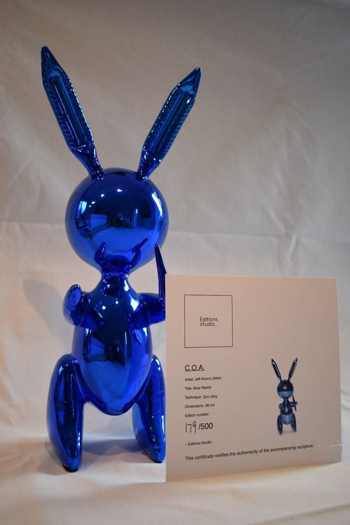 Orig. Jeff Koons (after) Balloon Rabbit (Neu (gemäss Beschreibung)) in ...