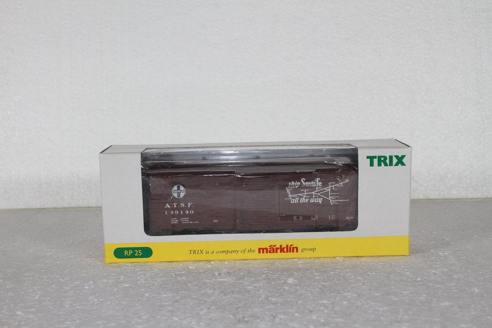 TRIX 24902-03 US-Wagen Box Car A.T.S.F. Santa Fe USA (Gebraucht) in ...