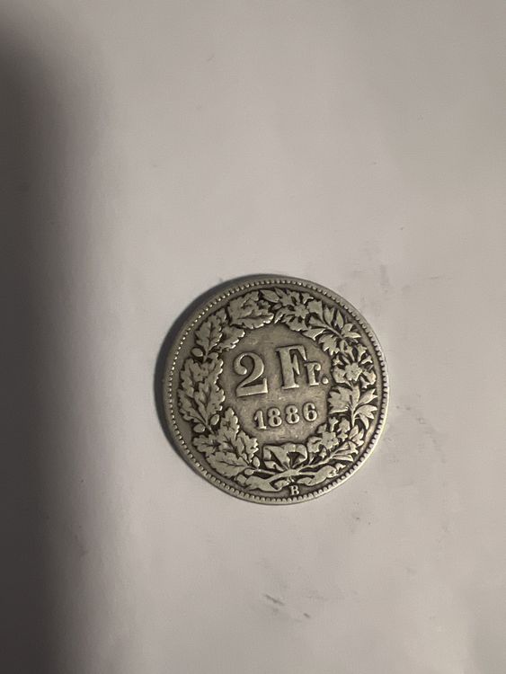 2 Franken Silbermünze JG 1886 | Kaufen auf Ricardo