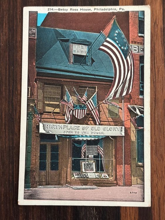 AK „Betsy Ross Home“, Philadelphia, um 1925 (Gebraucht) in Zumikon für ...