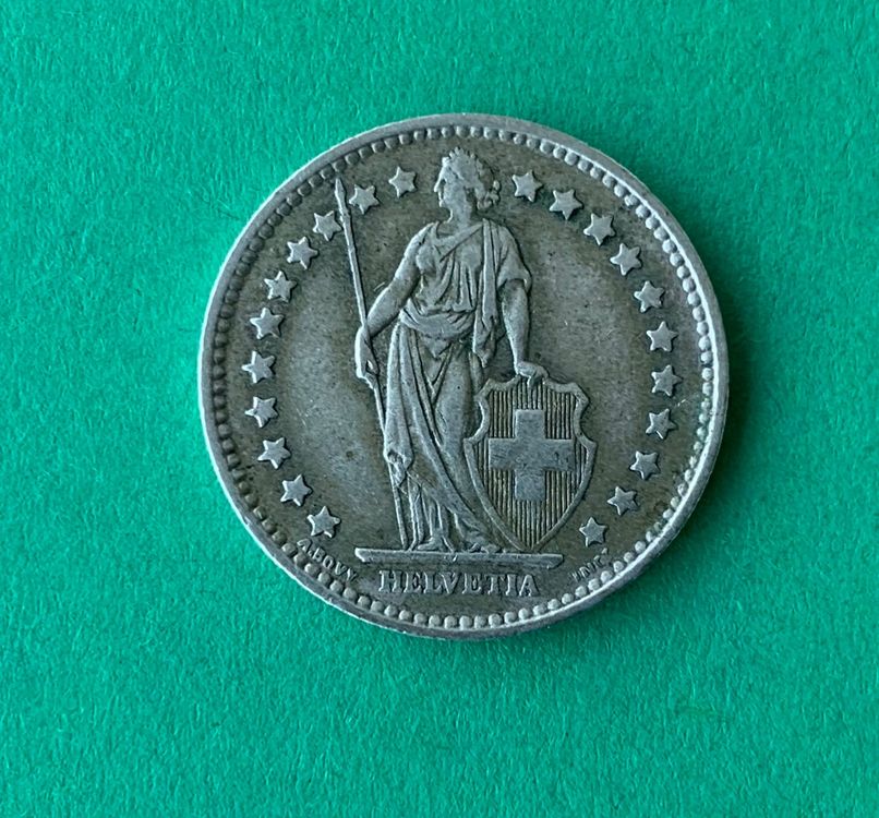 Schweiz 1 Franken / Jahrgang 1957 (Gebraucht) in Spiez für CHF 2 – mit Lieferung auf Ricardo kaufen