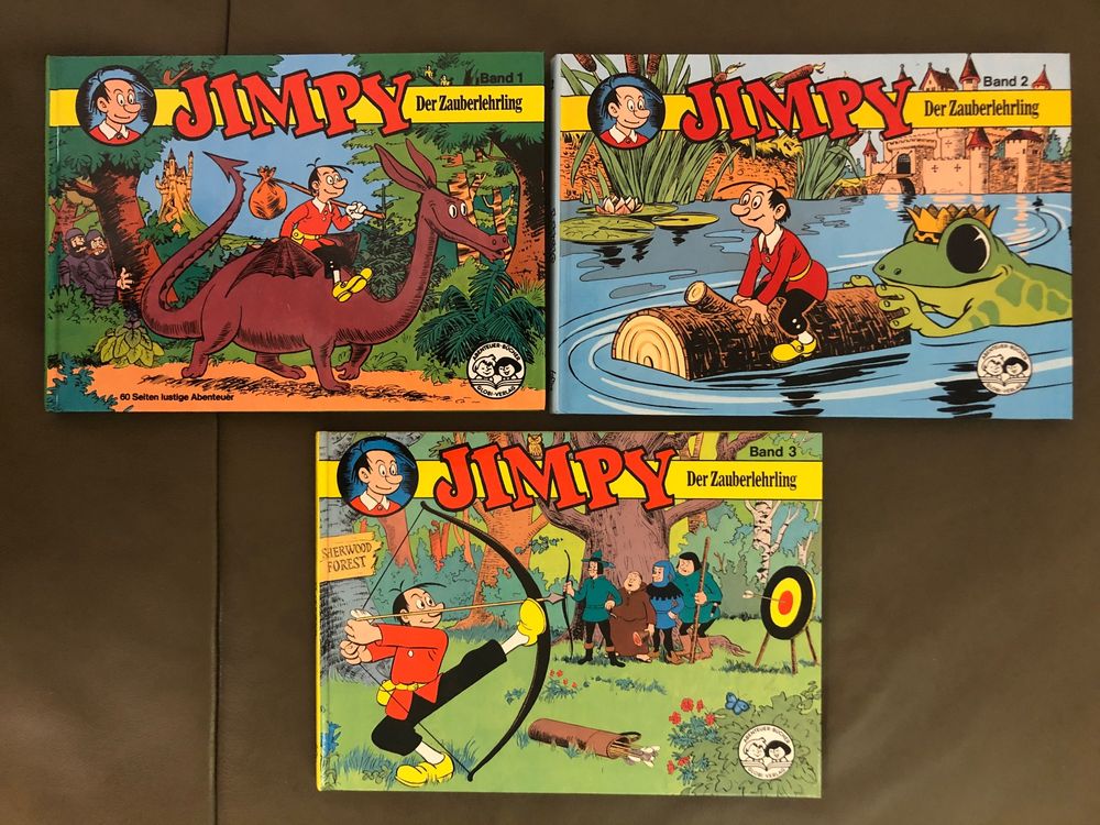 3 Bücher JIMPY - Band 1, 2, 3 - 1. Auflage Zauberlehrling (Gebraucht ...