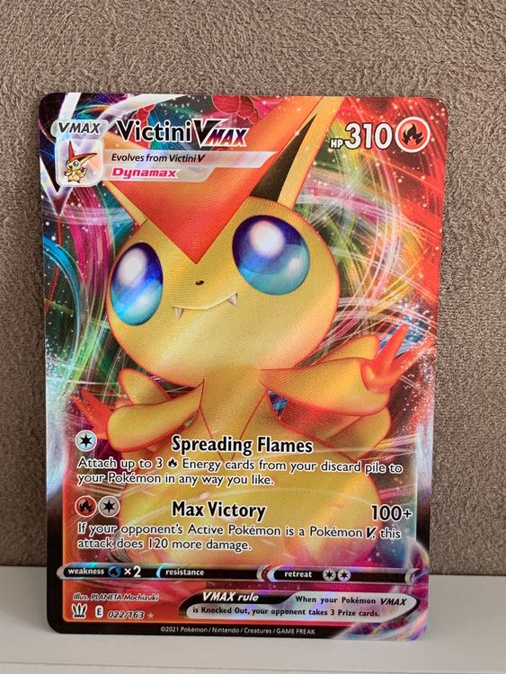 Victini VMAX ENG Battle Styles Pokemon 022/163 (Gebraucht) in ...