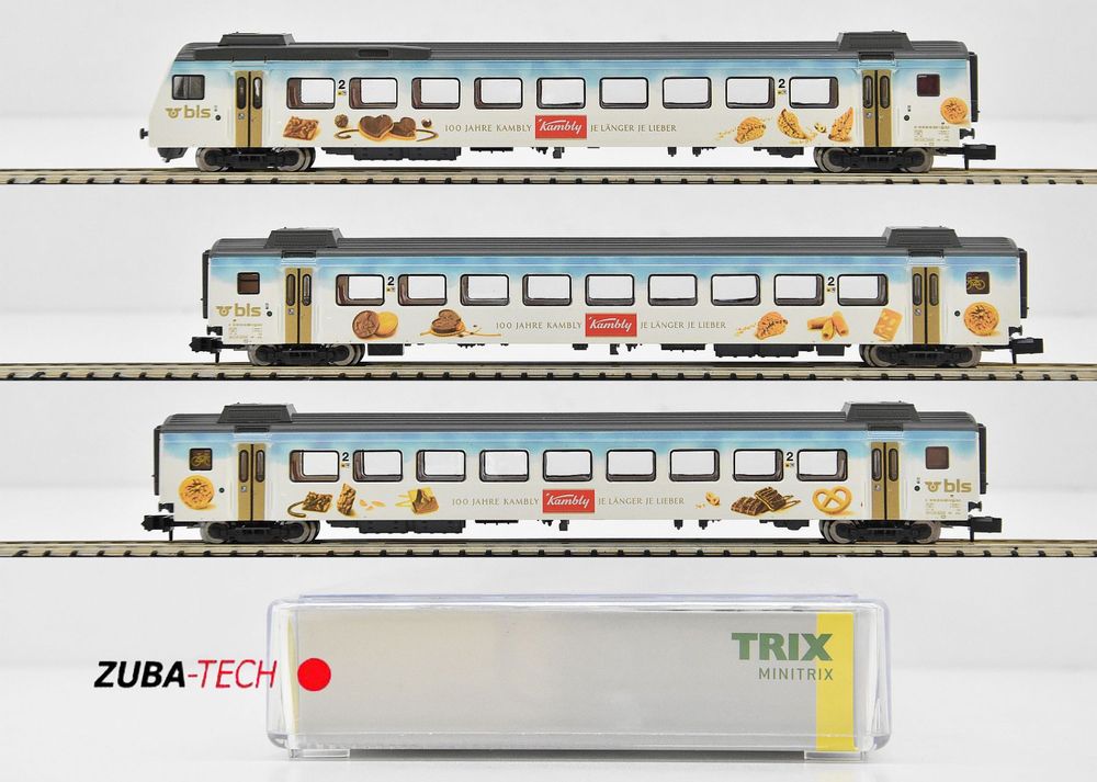 Minitrix Kambly Personenwagen-Set EW II BLS Spur N mit OVP (Gebraucht) in St. Gallen für CHF 155 ...
