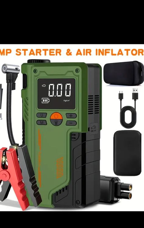 Starthilfe & Kompressor 5000A – Multifunktionales Gerät (Neu und ...