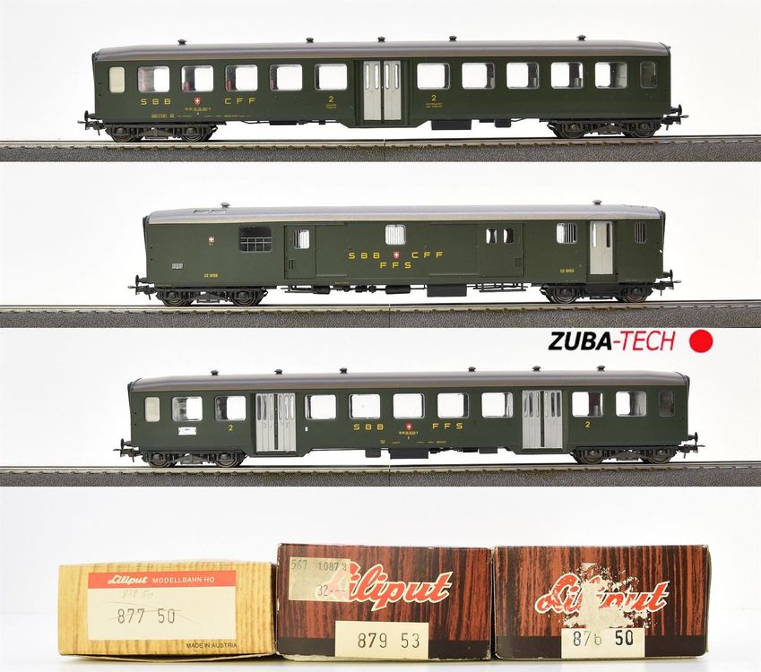 Liliput 3x Leichtstahlwagen SBB H0 GS OV | Kaufen auf Ricardo