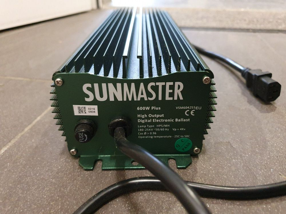 Vorschaltgerät SUNMASTER 600W Plus dimmbar (Gebraucht) in Neuhausen für ...