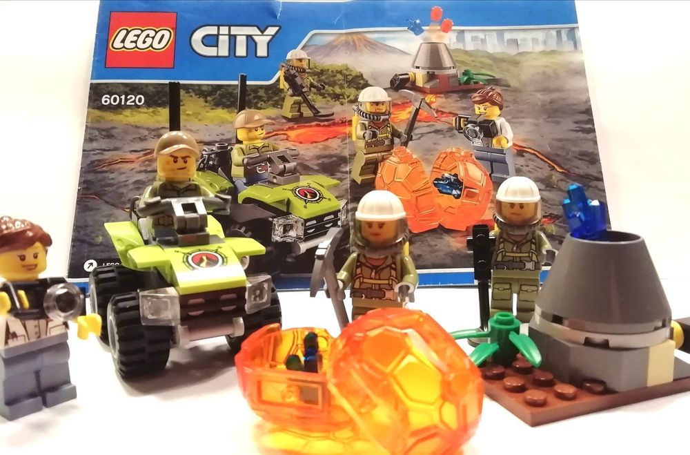 LEGO® CITY 60120 Vulkan Starter Set komplett, aus 2016 | Kaufen auf Ricardo