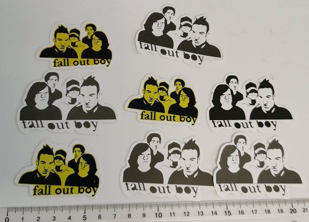 Fall Out Boy - 3 Aufkleber und 5 Sticker (Neu (gemäss Beschreibung)) in ...