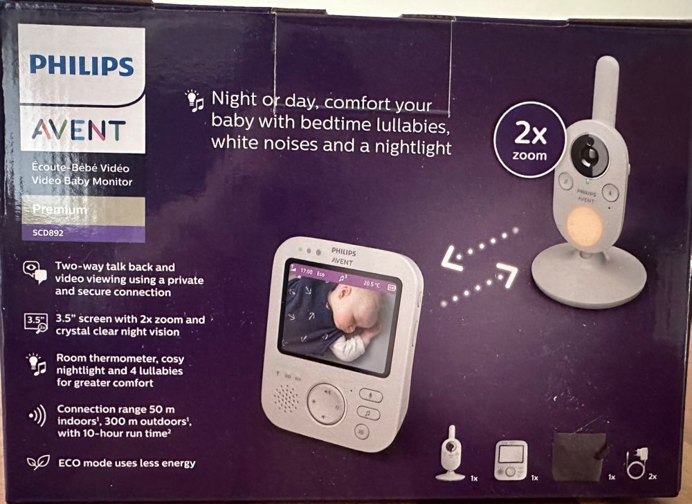 Philips Avent Babyphone SCD892 - Top Zustand! (Neu und originalverpackt ...