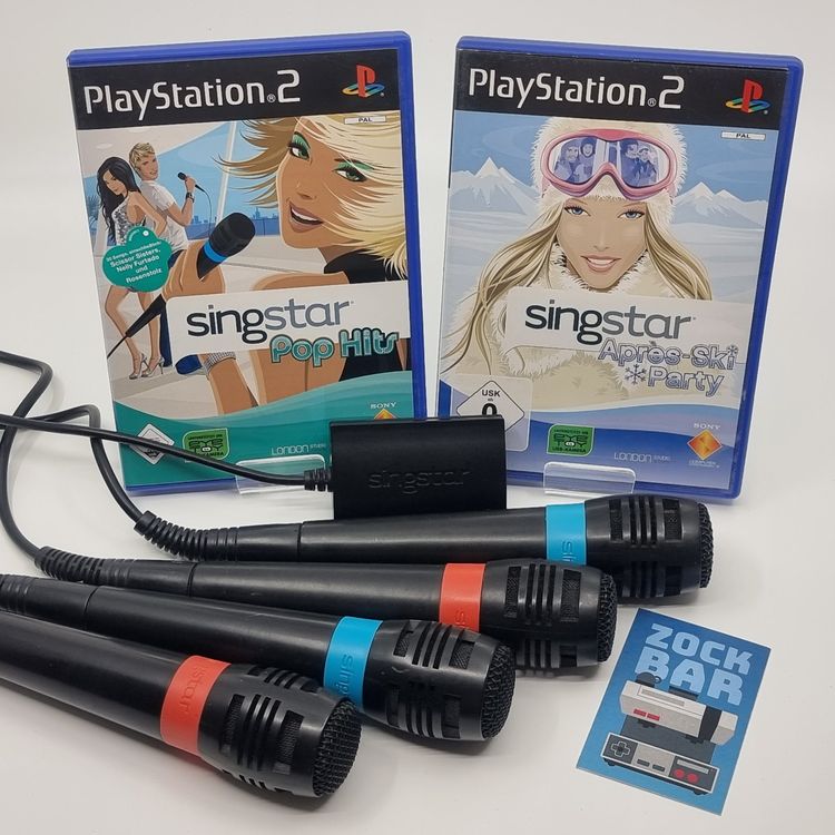 SingStar Bundle (6) für die PS2 (mit 1 Jahr Garantie) | Kaufen auf Ricardo