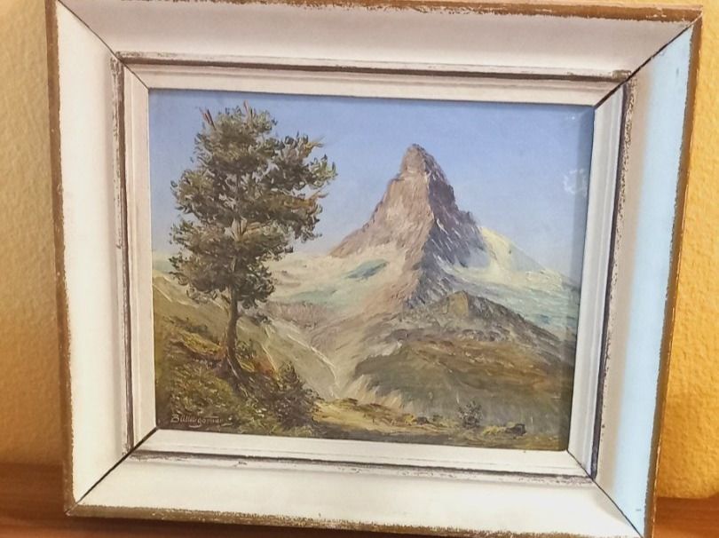 Matterhorn auf Leinwand (Gebraucht) in Effretikon für CHF 2850 – nur Abholung auf Ricardo kaufen