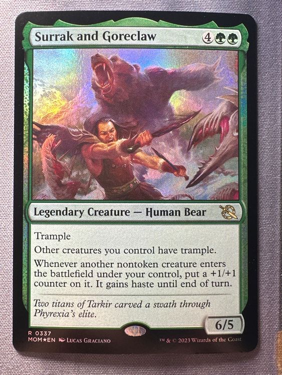 Surrak and Goreclaw FOIL 0337 (Neu (gemäss Beschreibung)) in Windlach ...