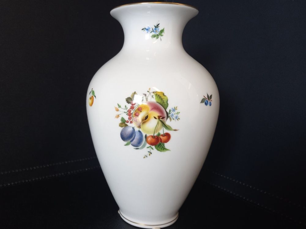 Grosse Herend Porzellan exzellente Vase Früchte und Blumen (Gebraucht) in Widnau für CHF 99 ...
