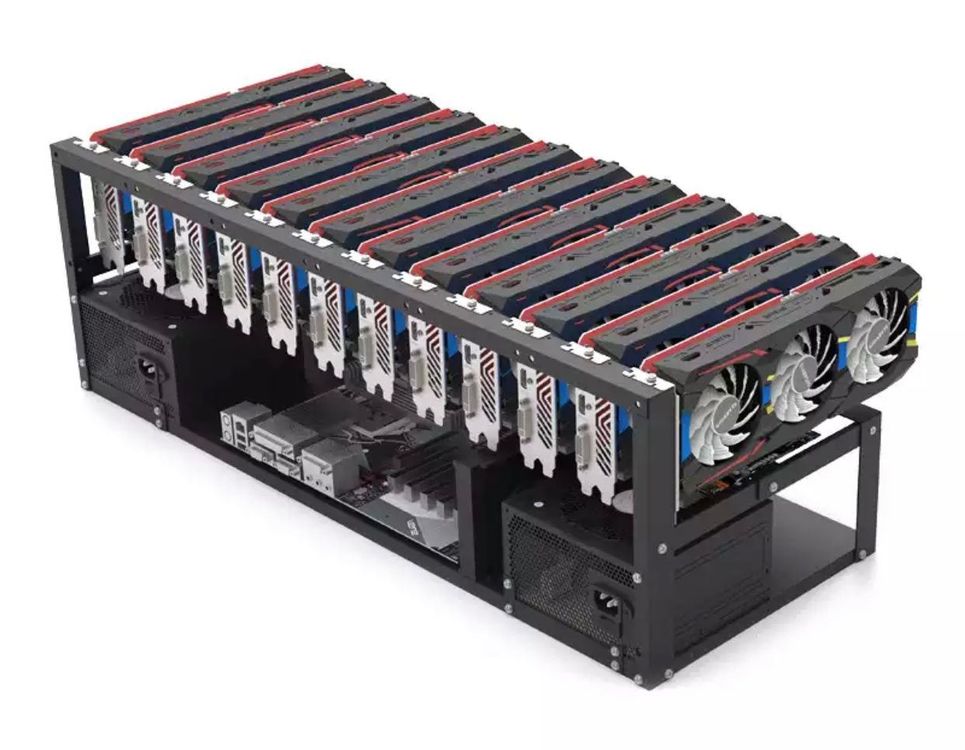 Mining rig frame open up to 12 GPU (Gebraucht) in für CHF 99 – mit ...