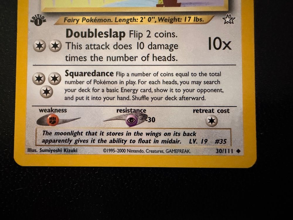 1. Edition Clefairy 30/111 Neo Genesis 2000 Uncommon (Gebraucht) in ...