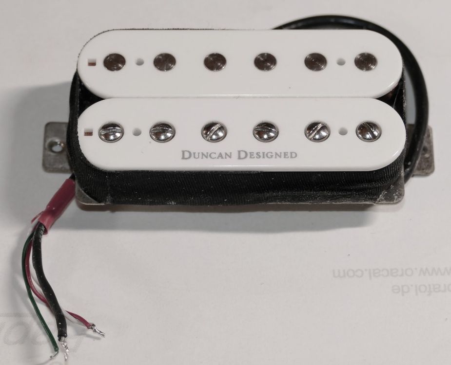 HUMBUCKER Duncan Designed HB103B-WH, weiss | Kaufen auf Ricardo