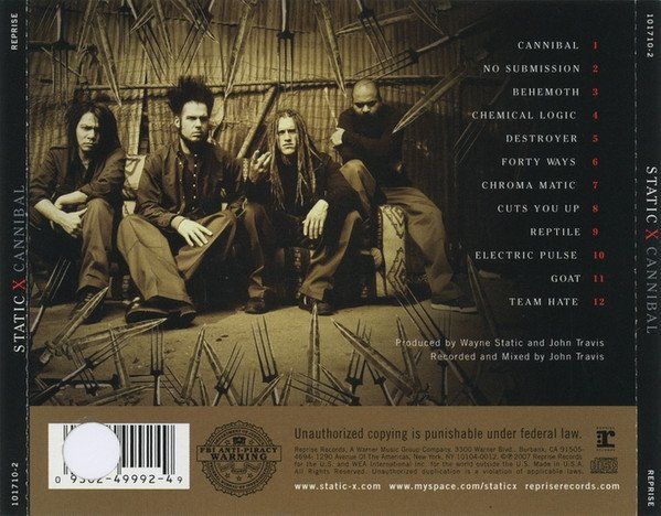 CD/ STATIC X : CANNIBAL (2007) NU METAL (Gebraucht) in Geuensee für CHF ...