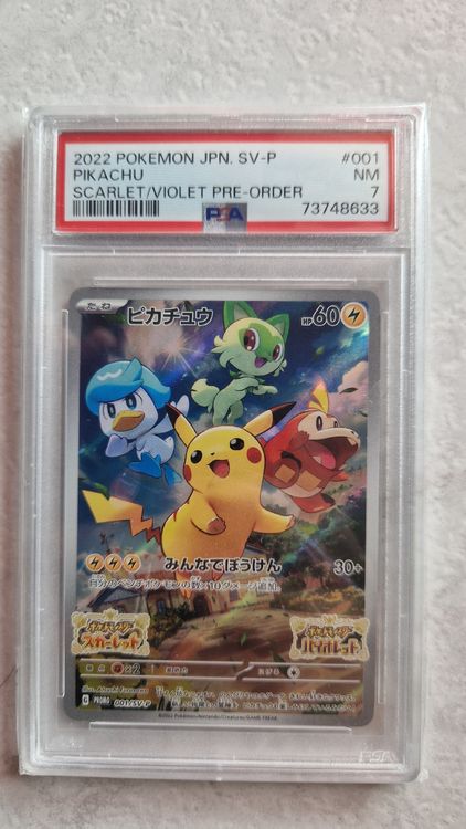 Pikachu SV-P 001/007 PSA 7 Neuf | Kaufen auf Ricardo