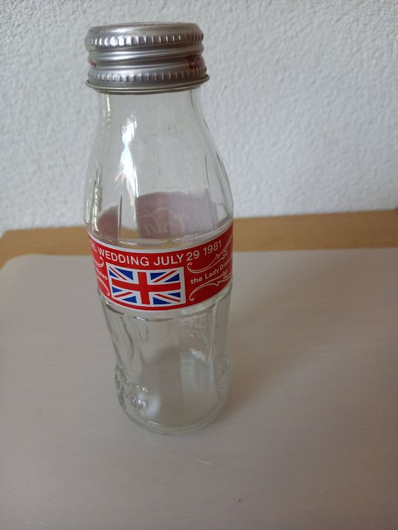 Royal Wedding July 29 1982 / Original Coca Cola Flasche (Gebraucht) in ...