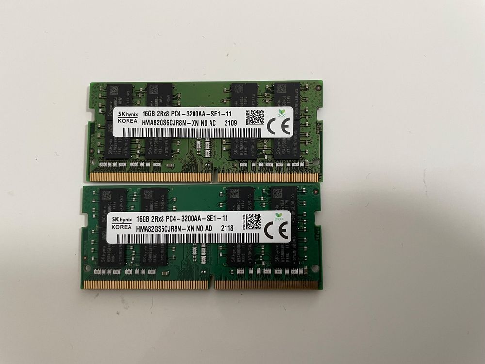 2x 16 GB Ram DDR4 SK hynix / 32 GB | Kaufen auf Ricardo