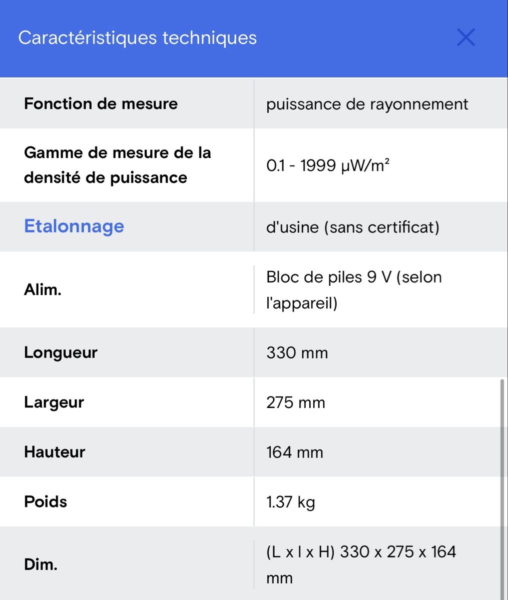 Gigahertz Solutions HFEW35C - d'appareils de mesure d'ondes (Neuf (Voir description)) à Basel ...