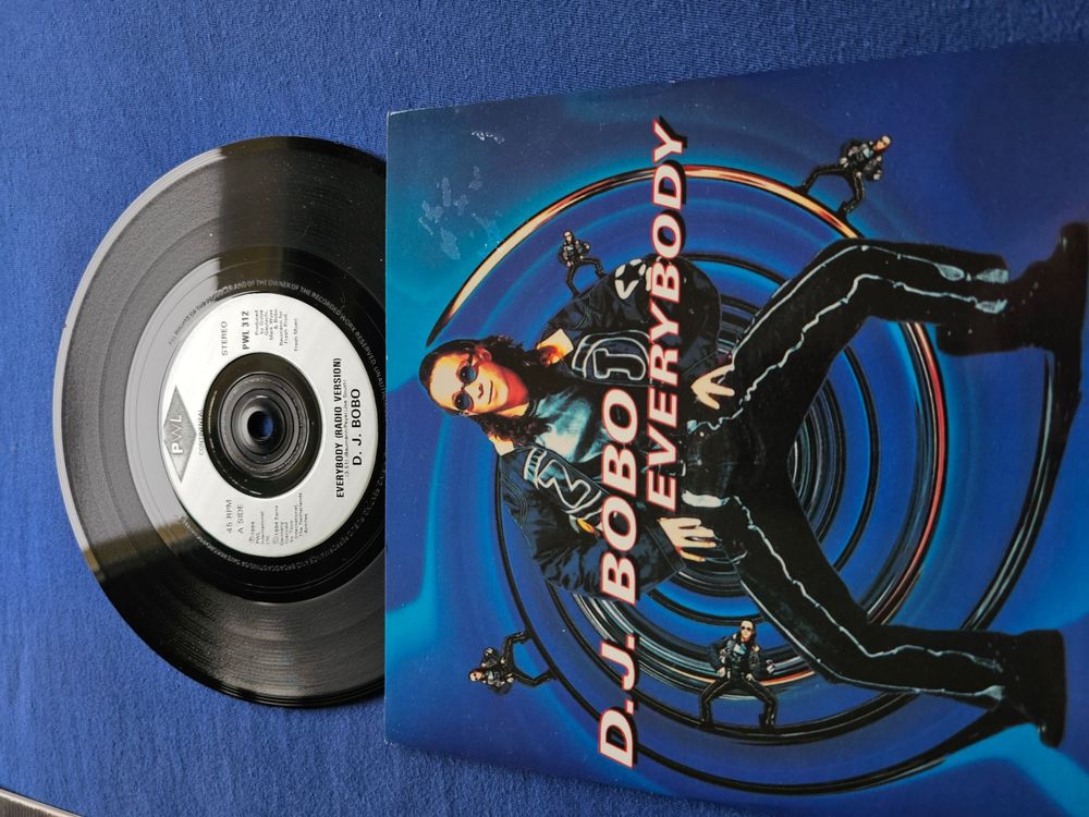 DJ Bobo-Everybody 7" vinyl/UK/PWL/HITS/gautschi (Neu (gemäss ...