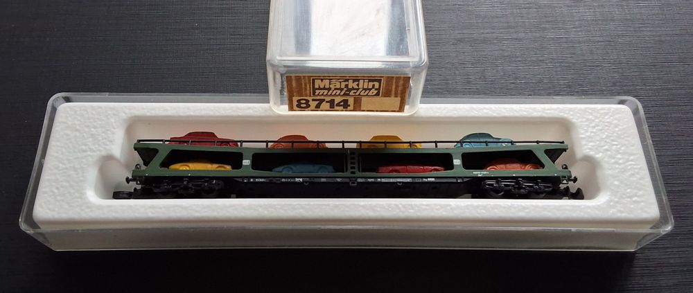 Märklin Z 8714: Reisezug-Autotransportwagen DB (Neu (gemäss ...