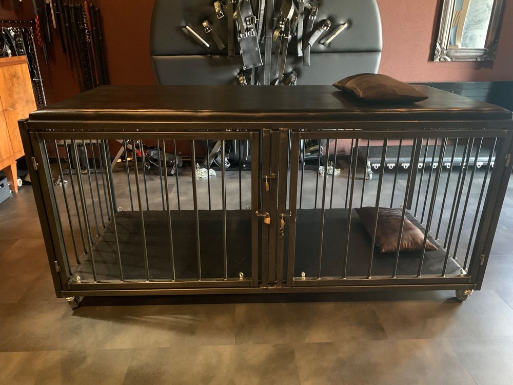 massiver unterteilbarer Liegekäfig aus Stahl - Section Cage (Gebraucht ...