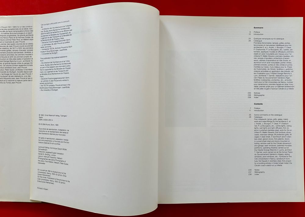 JEAN PROUVÉ / Complete works VOL.1 1917-1933 Wasmuth RAR (Gebraucht) in ...