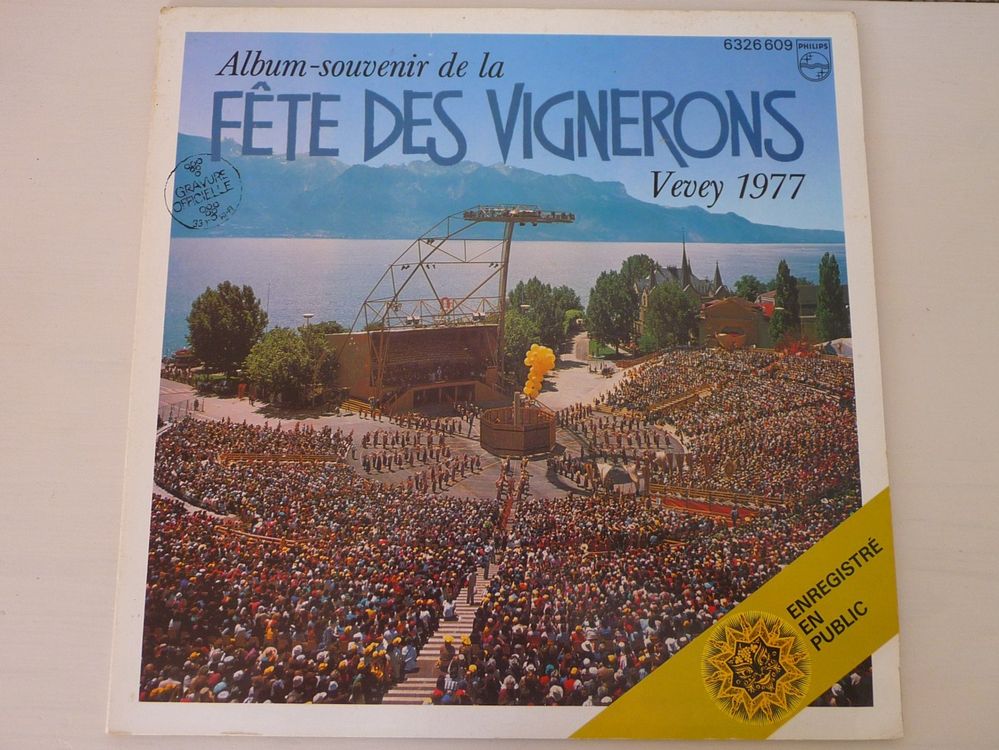 Schallplatte Fête des Vignerons - Disque Fête des Vignerons (Gebraucht ...