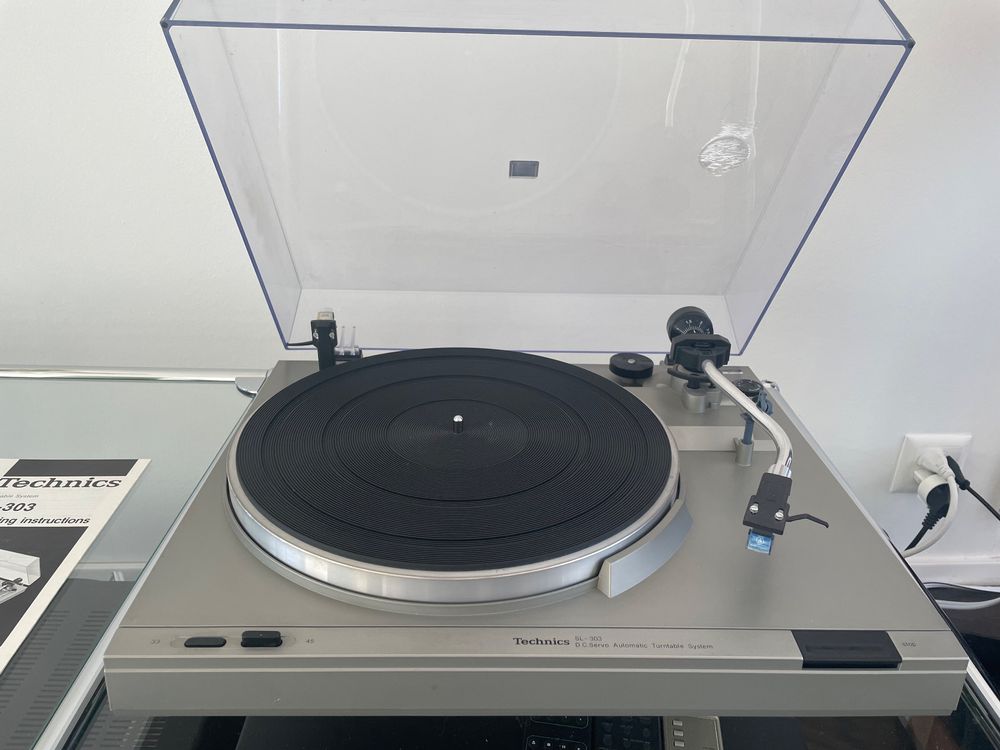 Technics SL 303 record player with 2 cartridges on shell (Gebraucht) in ...