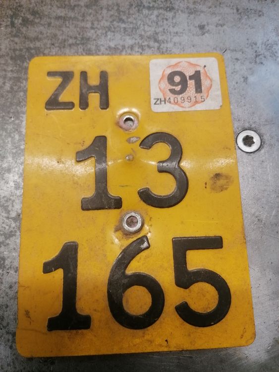 Töffli Nummer (Gebraucht) in Vorderthal für CHF 55 – mit Lieferung auf ...