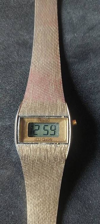 Vintage montres BULER WATCH &CO ,Royal LCD QUARTZ (D'occasion) à Rolle ...