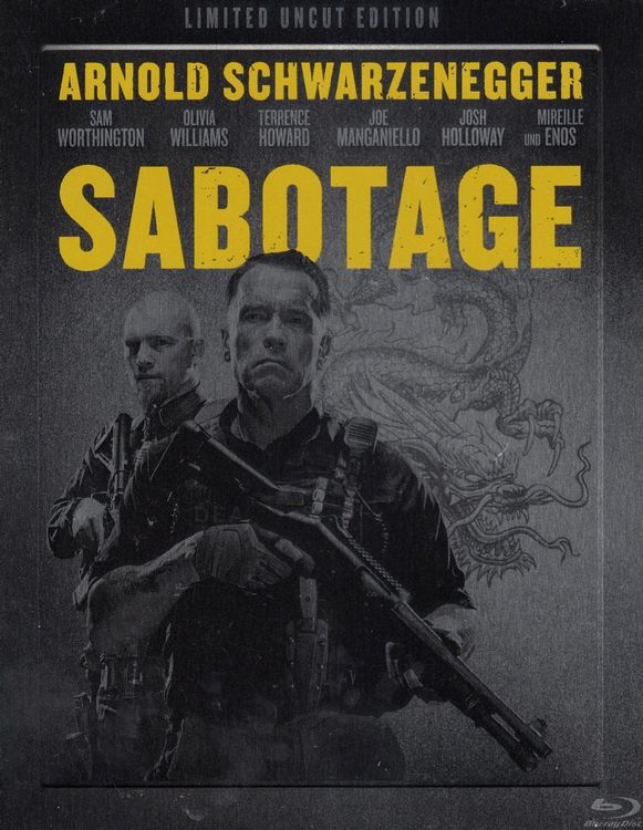 Sabotage/Bluray Steelbook (Neu (gemäss Beschreibung)) in St. Margrethen ...