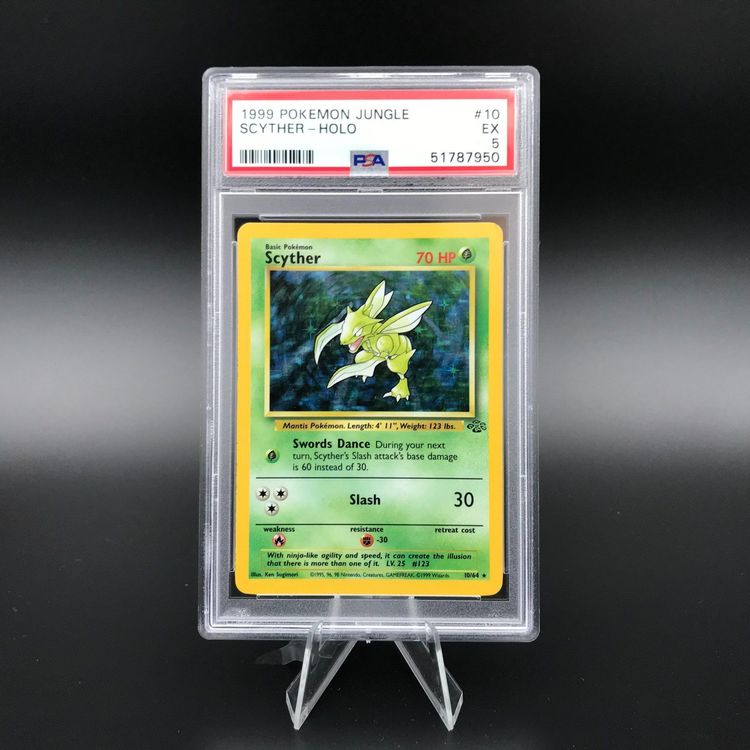 Scyther holo Jungle PSA 5 | Kaufen auf Ricardo